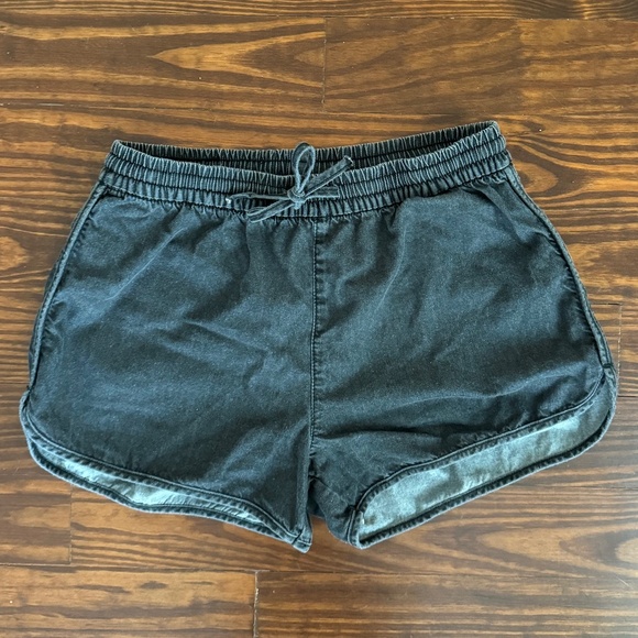 Shorts | 66girls Yook Yook Girls Mock Denim Drawstring Shorts | Poshmark